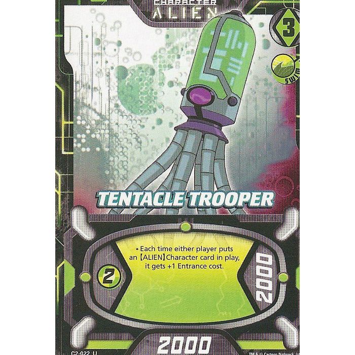 Bandai - Ben 10 Series 2 Cards, C2-022 U (Character-Alien: Tentacle ... Bandai - Ben 10 Series 2 Cards, C2-022 U (Character-Alien: Tentacle ...