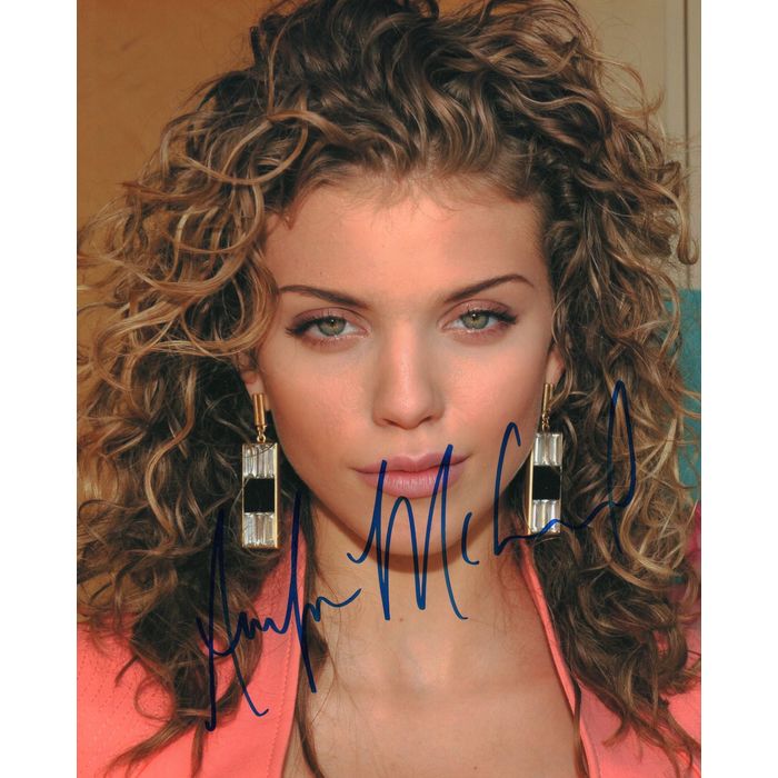 Autographed Annalynne Mccord 8 X 10 Photo Signed Cute On Ebid United