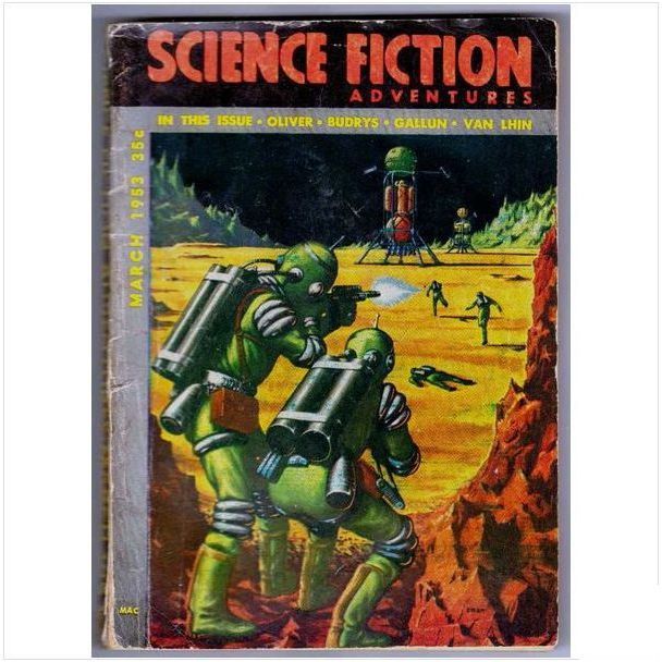 Science Fiction Adventures Pulp Magazine Volume 1 Number 3 March 1953 Fn On Ebid United States