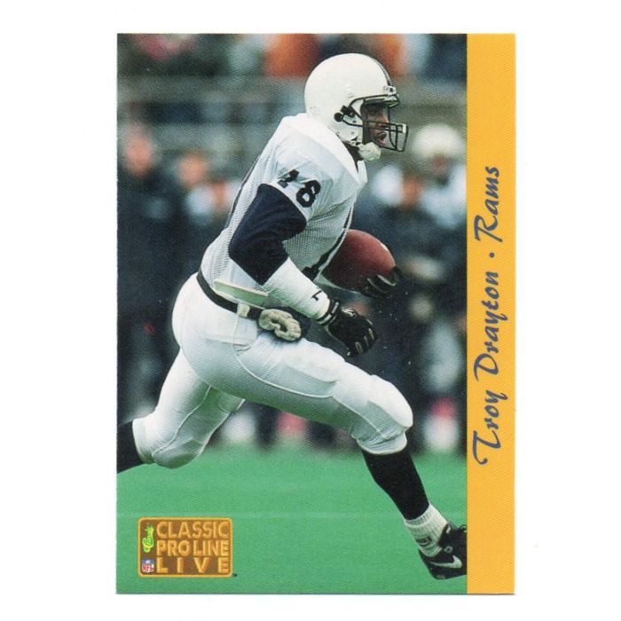 NFL 1993 Pro Line Live- 144 Troy Drayton RC / Rams on eBid Australia ... NFL 1993 Pro Line Live- 144 Troy Drayton RC / Rams on eBid Australia ...
