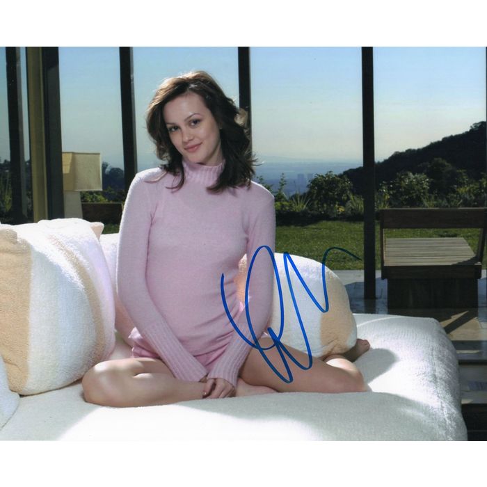 Autographed Leighton Meester 8 X 10 Photo Signed Nice On Ebid United States 210791693