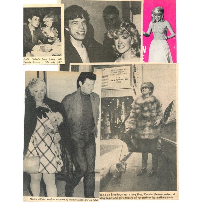 Connie Stevens Original Clipping Magazine Photo Lot N6044 On Ebid