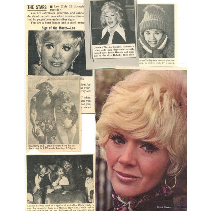 Connie Stevens Original Clipping Magazine Photo Lot N6034 On Ebid