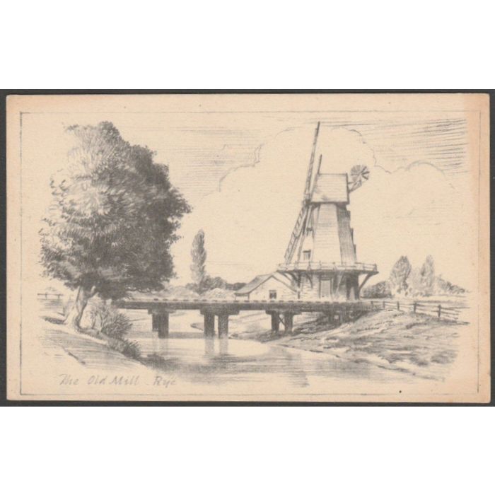 The Old Mill Rye Sussex C1950s Shoesmith And Etheridge Postcard On Ebid United States
