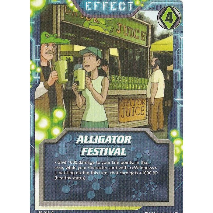 Bandai - Ben 10 Series 2 Cards, E2-015 C (Effect: Alligator Festival ... Bandai - Ben 10 Series 2 Cards, E2-015 C (Effect: Alligator Festival ...