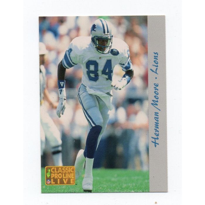 NFL 1993 Pro Line Live- 78 Herman Moore / Detroit Lions on eBid ... NFL 1993 Pro Line Live- 78 Herman Moore / Detroit Lions on eBid ...