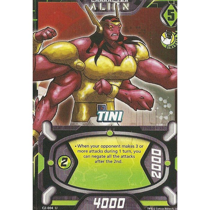 Bandai - Ben 10 Series 2 Cards, C2-004 U (Character-Alien: Tini) on ... Bandai - Ben 10 Series 2 Cards, C2-004 U (Character-Alien: Tini) on ...