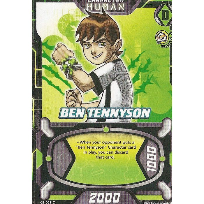 Bandai - Ben 10 Series 2 Cards, C2-001 C (Character-Human: Ben Tennyson ... Bandai - Ben 10 Series 2 Cards, C2-001 C (Character-Human: Ben Tennyson ...