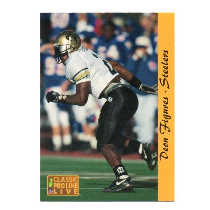 NFL 1993 Pro Line Live- 233 Deon Figures RC / Pittsburgh Steelers on ... NFL 1993 Pro Line Live- 233 Deon Figures RC / Pittsburgh Steelers on ...