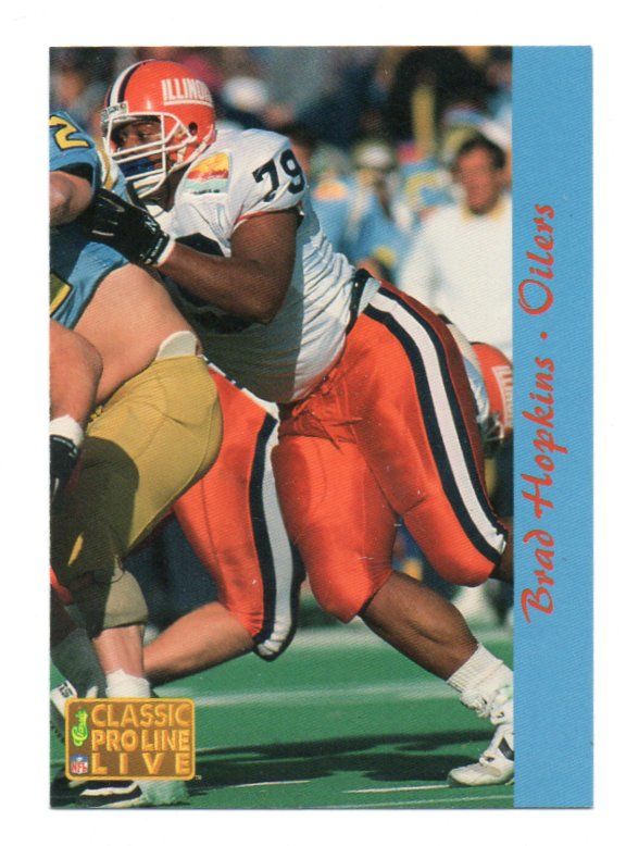 NFL 1993 Pro Line Live- 104 Brad Hopkins RC / Houston Oilers on eBid ... NFL 1993 Pro Line Live- 104 Brad Hopkins RC / Houston Oilers on eBid ...