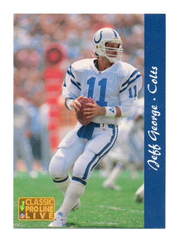 NFL 1993 Pro Line Live- 109 Jeff George / Indianapolis Colts on eBid ... NFL 1993 Pro Line Live- 109 Jeff George / Indianapolis Colts on eBid ...