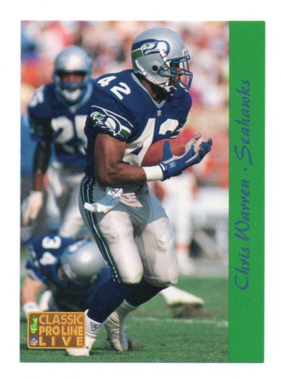 NFL 1993 Pro Line Live- 260 Chris Warren / Seattle Seahawks on eBid ... NFL 1993 Pro Line Live- 260 Chris Warren / Seattle Seahawks on eBid ...