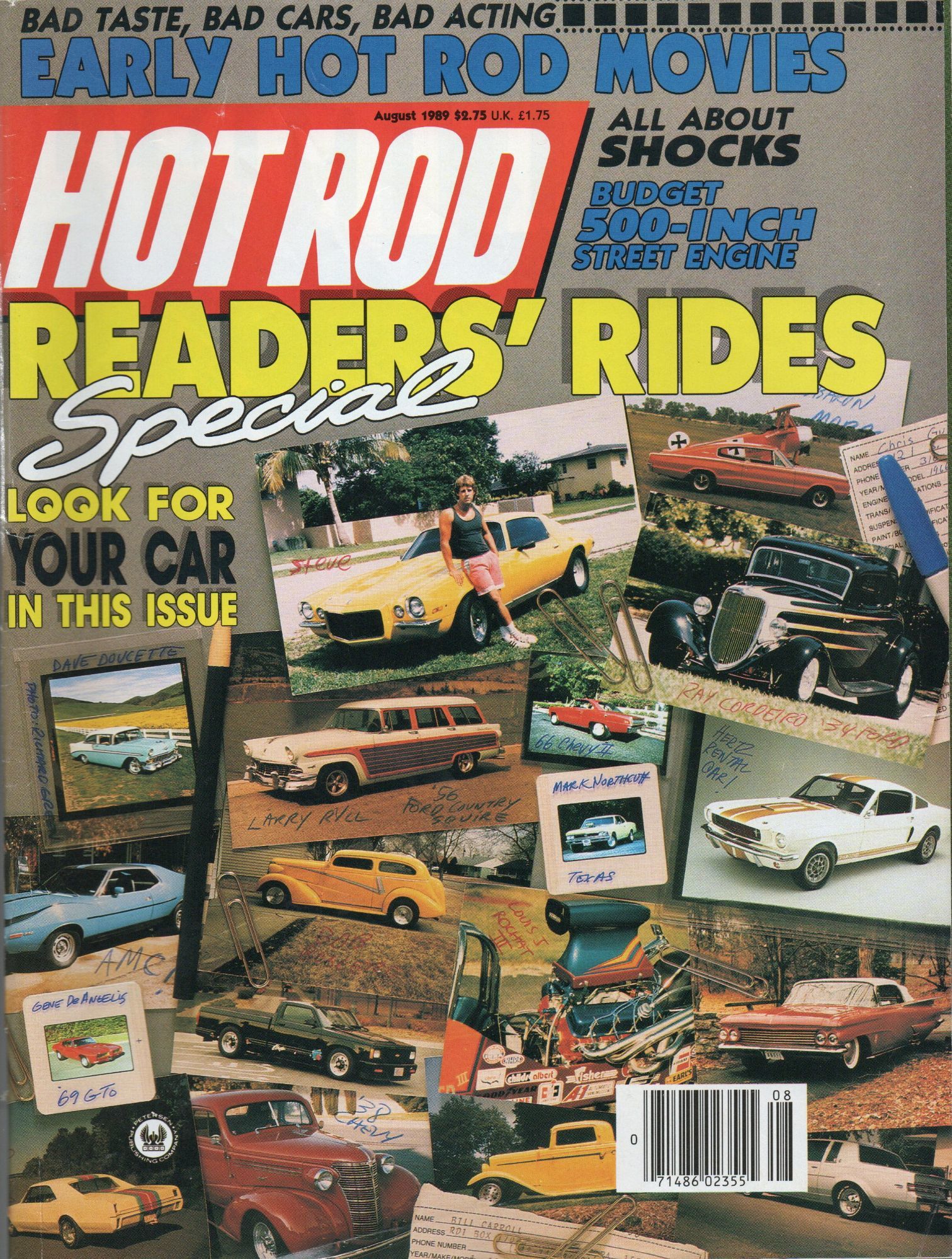 1989 August Hot Rod Readers Rides Special On Ebid United States 215327900